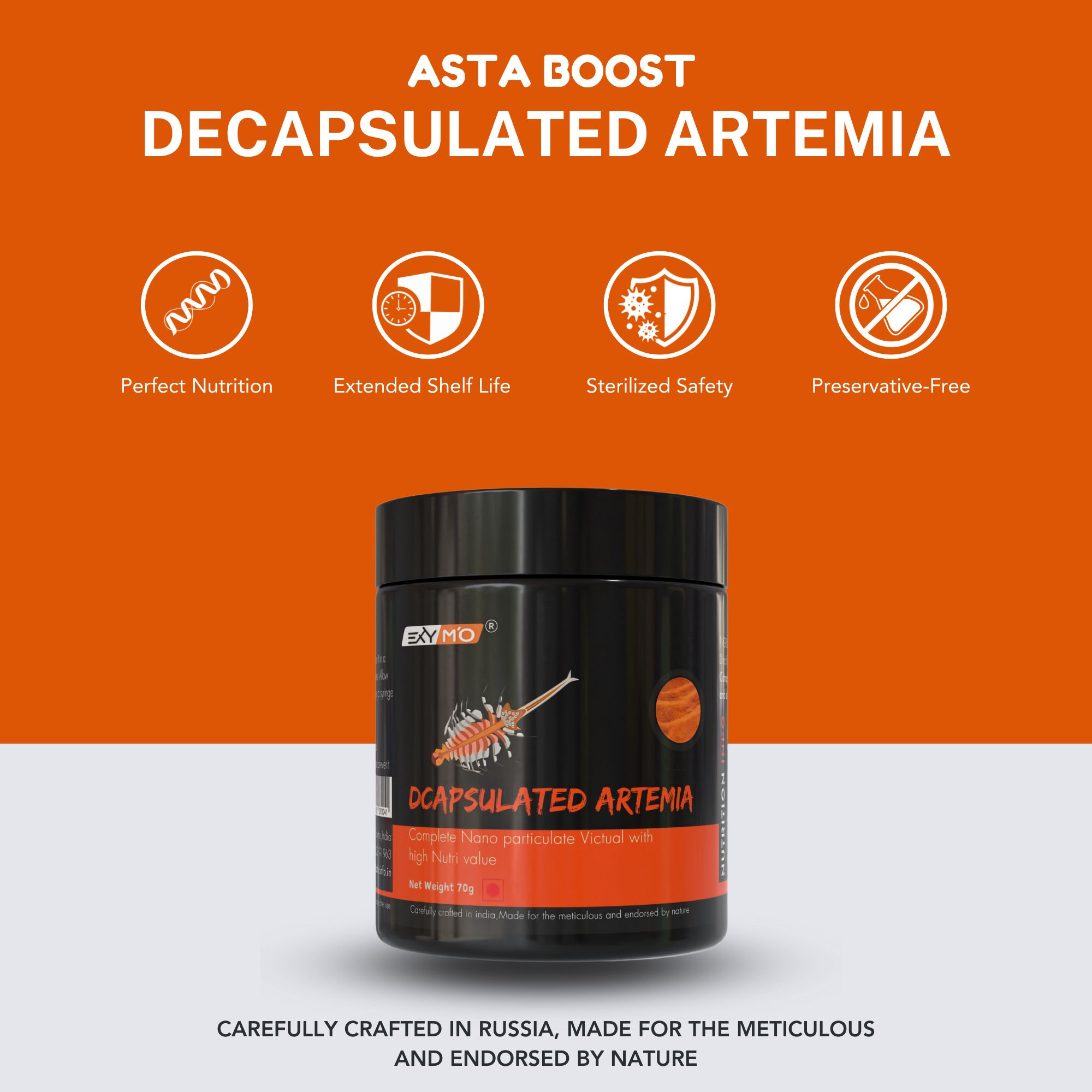 DECAPSULATED ARTEMIA - 70g - EXYMO